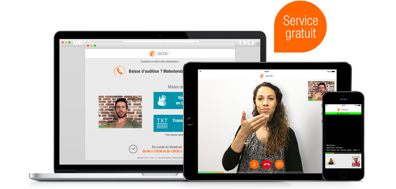 Application Acceo – Accessibilité pour sourds & malentendants