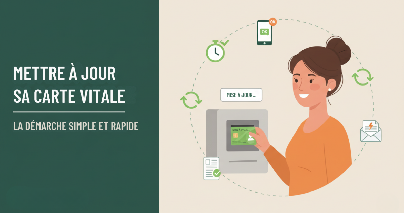 Mettre à jour carte vitale : la démarche simple et rapide